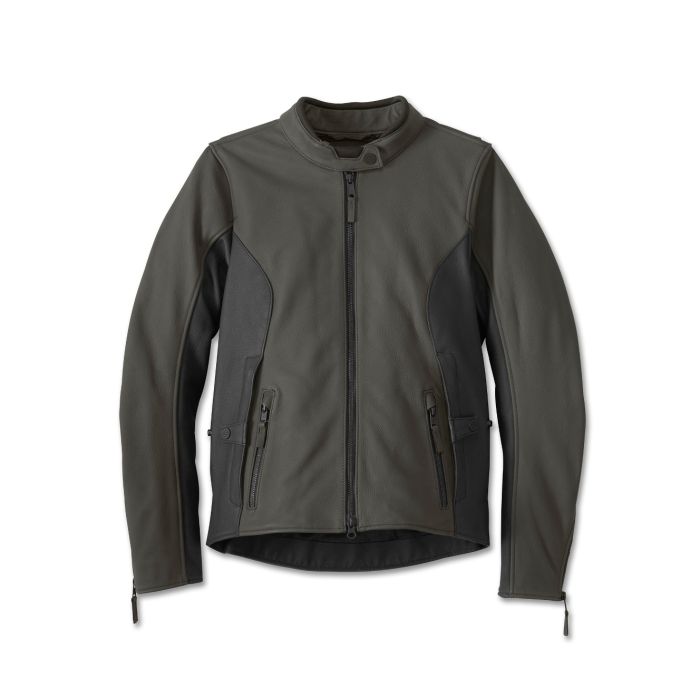 Womens Gallun 2.0 H-D Triple Vent System Leather Riding Jacket